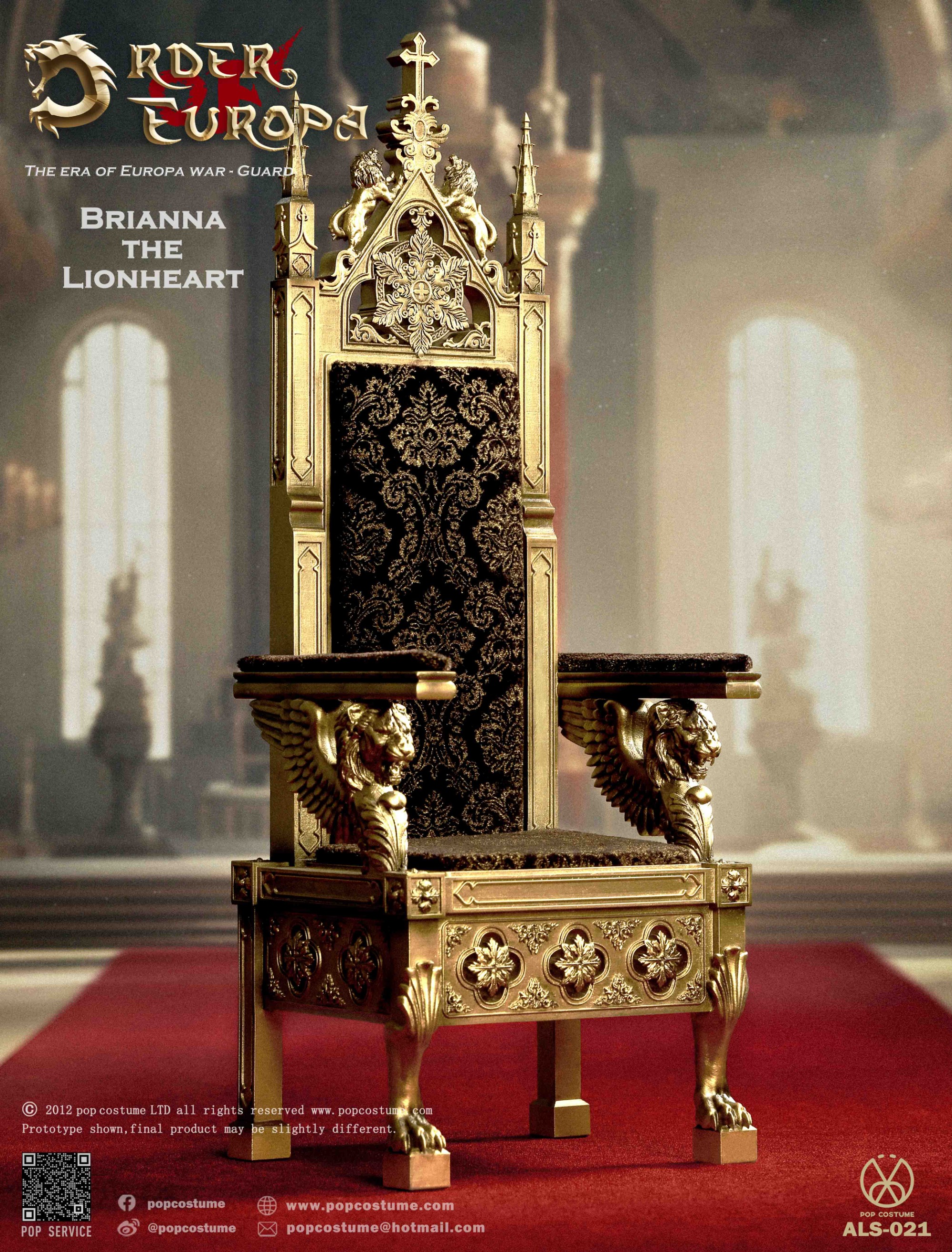 POP COSTUME ALS-021 Throne,1/6 Armor Legend Series